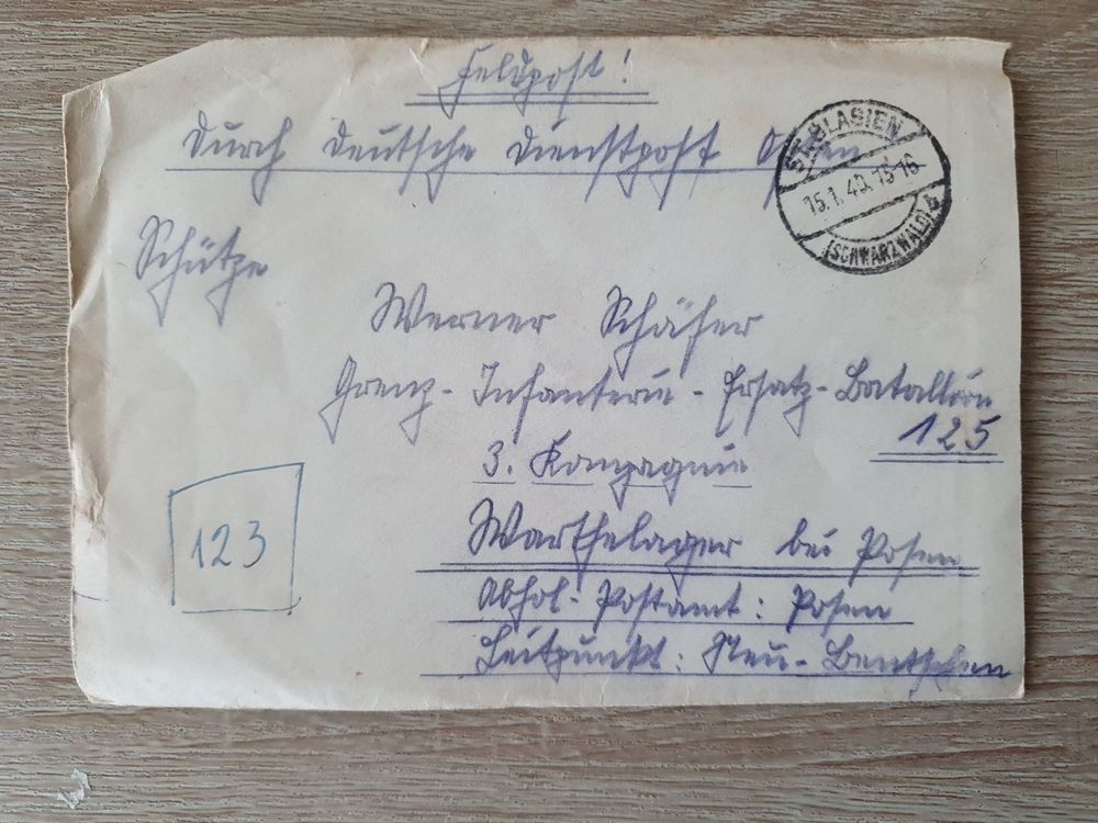 Feldpost Brief mit Inhalt WW2 1940 (Gebraucht) in Basel für CHF 1.3 ...