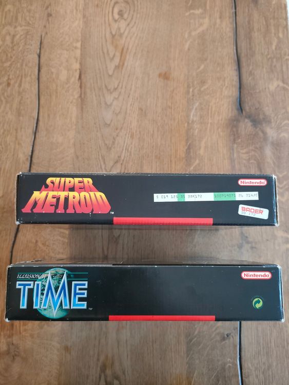 SNES - Big Box Super Metroid + Illusion of Time | Kaufen auf Ricardo