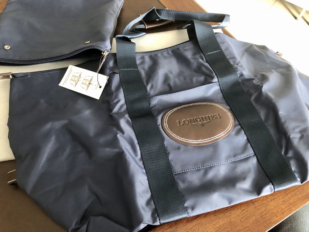 LONGINES Travel bag, nylon & leather | Kaufen auf Ricardo