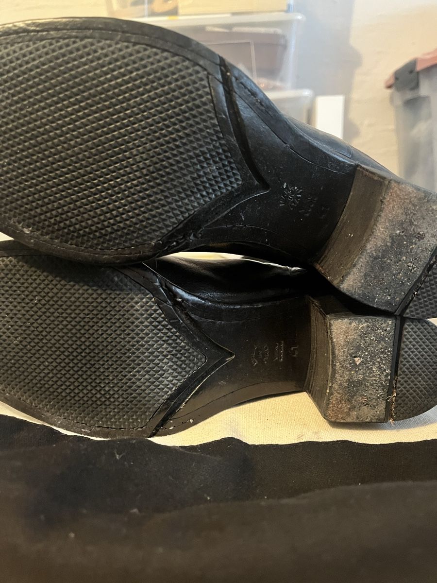 Benci Brothers Black Leather Ankle Boots, size 41 (Gebraucht) in ...