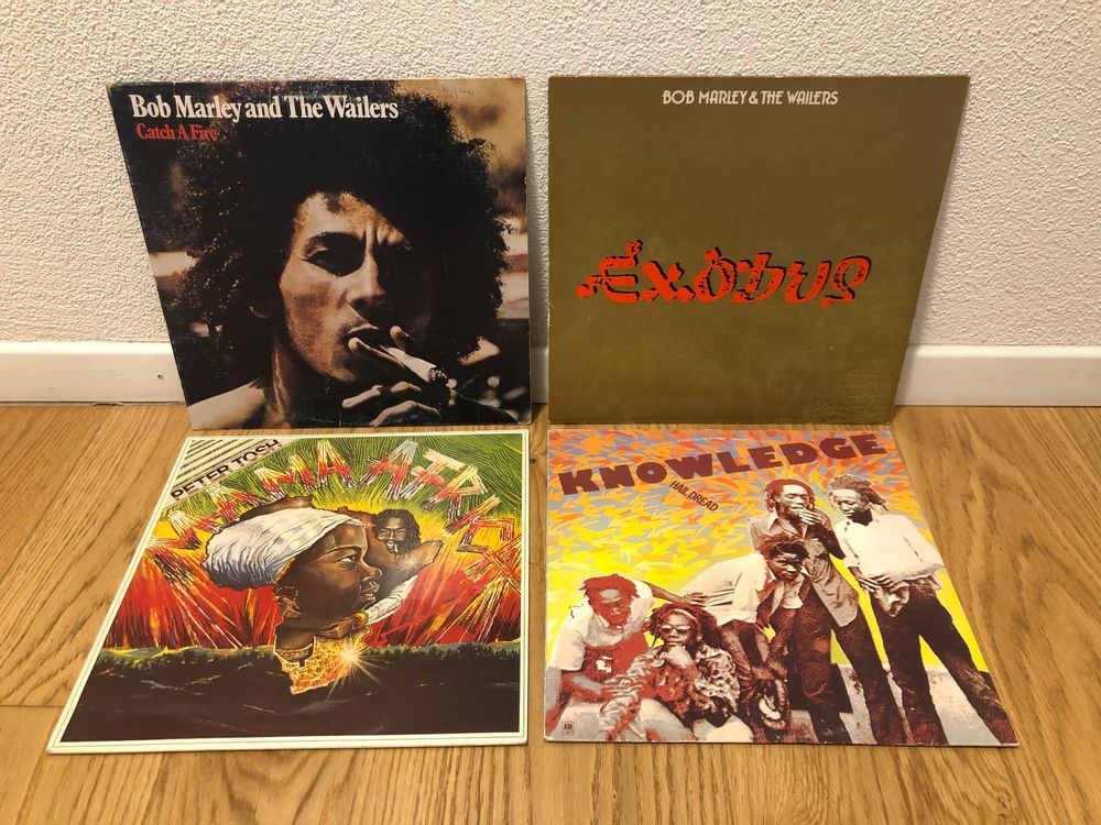 4x REGGAE LP'S BOB MARLEY, PETER TOSH, KNOWLEDGE VINYL (Gebraucht) in Zofingen für CHF 60 – mit ...