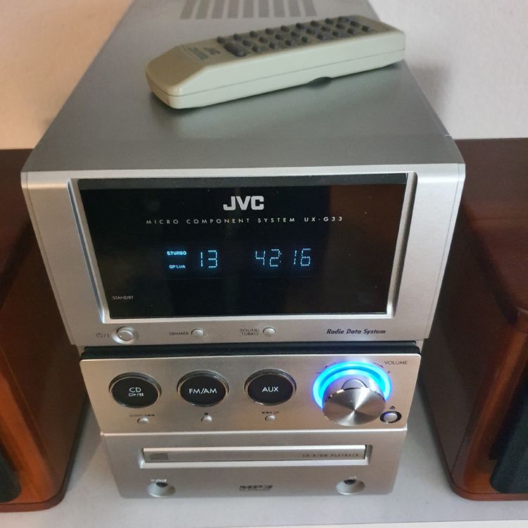 Mini-Chaîne JVC UX-G33,60 watts,CD/MP3, Radio FM/AM, AUX📻🎶 (Gebraucht ...