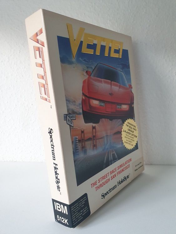 PC Game Vette! (1989) US Big Box TOP Zustand / Corvette (Gebraucht) in ...