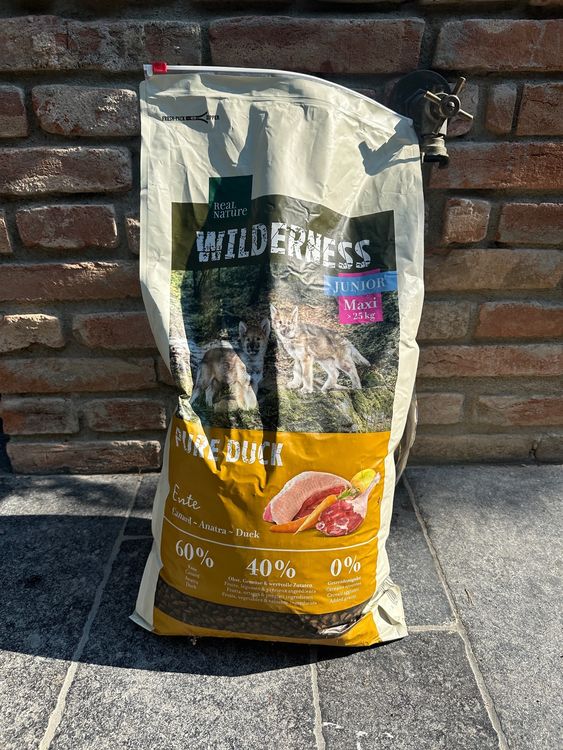 Hundefutter REAL NATURE WILDERNESS PURE DUCK JUNIOR MAXI12KG | Kaufen ...