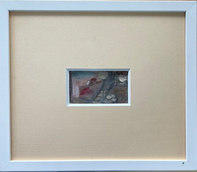 Waler Emil Müller. Hühner, 1947. Öl auf Papier (Gebraucht) in Zumikon für CHF 60 – mit Lieferung ...