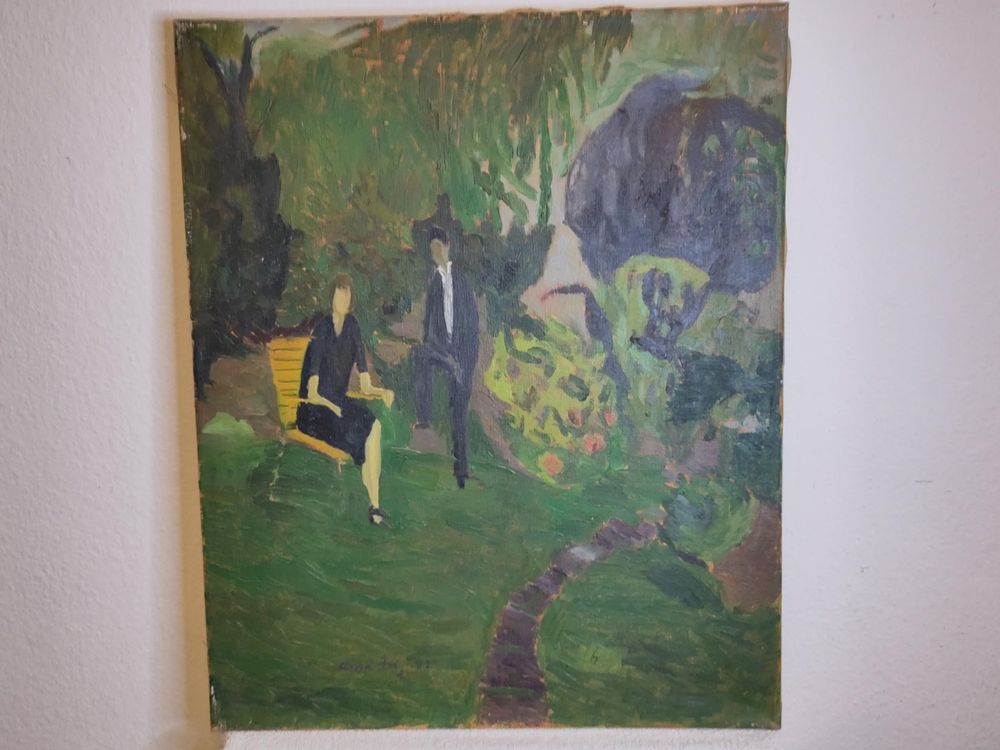 Anni FREY Komposition im Garten Ölbild (Gebraucht) in Zug für CHF 179 ...