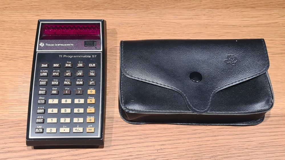 Programmable Texas Instruments TI 57 Taschenrechner 1977 (Gebraucht) in ...
