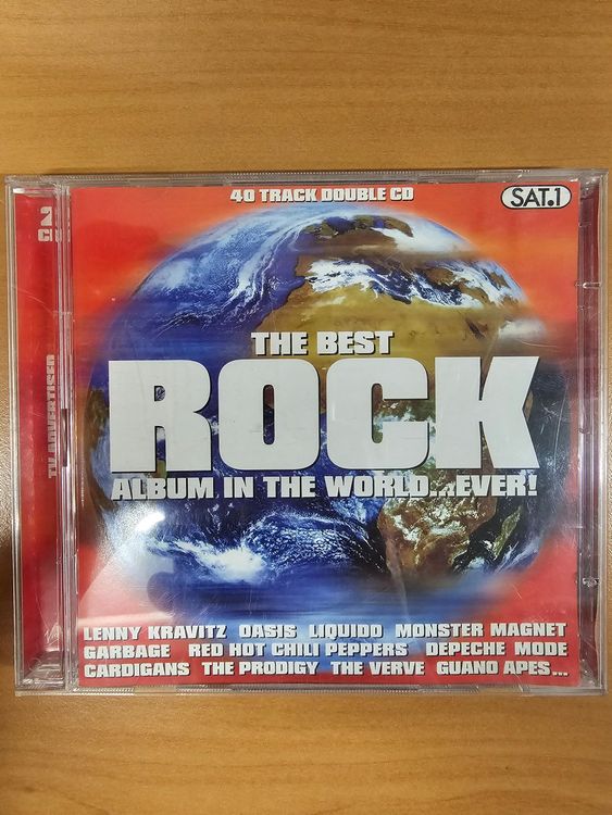2 CDs - Various – The Best Rock Album In The World...Ever! (Usato) a ...