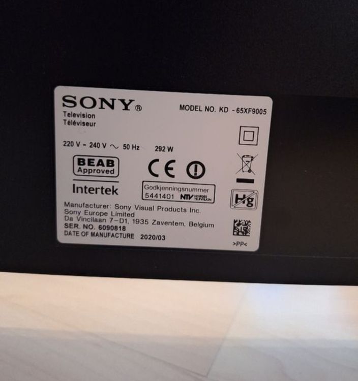 Sony KD-65XF9005 65 Zoll TV - Guter Zustand (Gebraucht) in Hunzenschwil ...