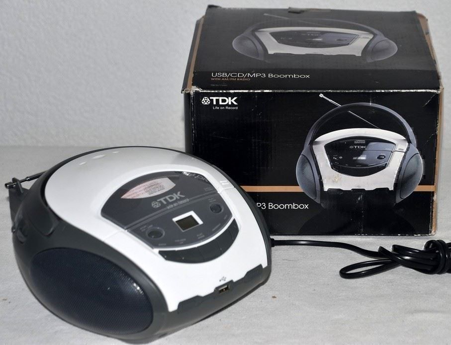 TDK CD-Radio Boombox Am/FM/ USB (Neu (gemäss Beschreibung)) in ...