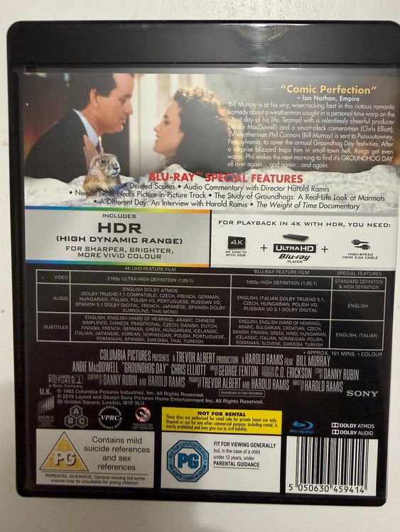 Groundhog Day - 4K UHD Blu-ray (Gebraucht) in Bern für CHF 1 – mit Lieferung auf Ricardo kaufen