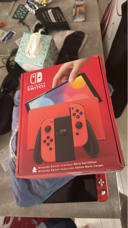 Nintendo Switch OLED Édition Mario (Rouge) - Neuve! (D'occasion) à ...