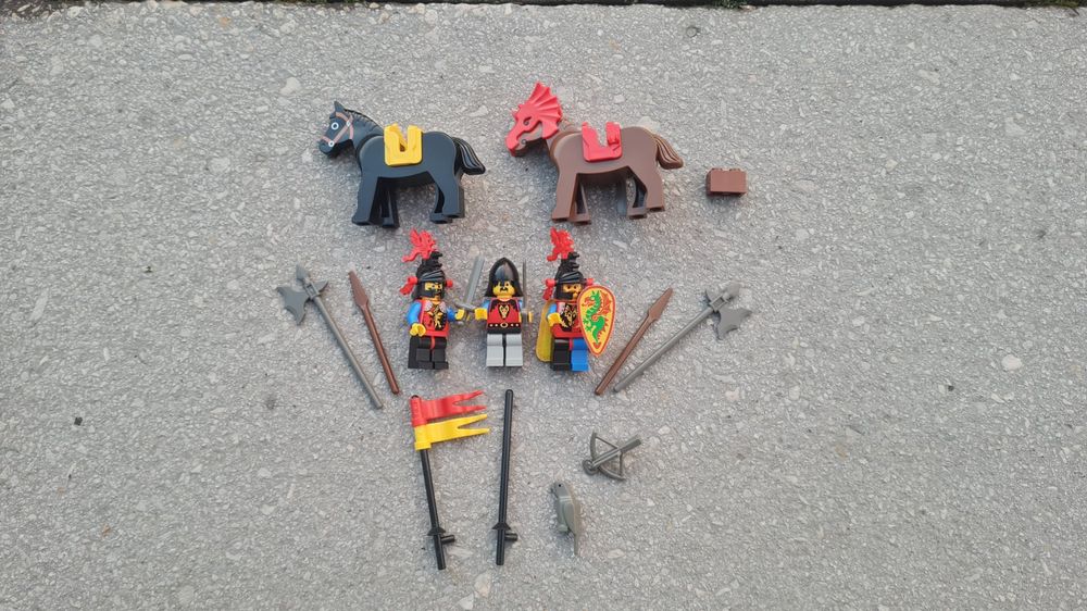 Lego / Set 6076 / Minifiguren / 3* Ritter / Castle /JG 1993 (Gebraucht ...