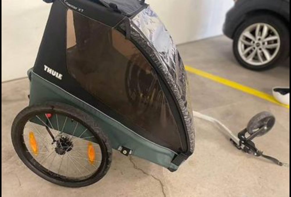 Thule Coaster XT schwarz 2-Sitzer Veloanhänger | Kaufen auf Ricardo