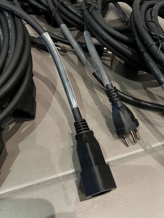 10x Verlängerungskabel 5-Meter / H07RN-F / 3x1,5mm / T12-T13 (Neu (gemäss Beschreibung)) in ...