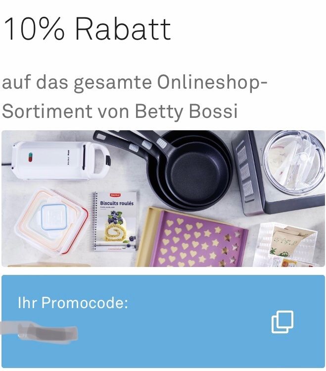 10% Gutschein Betty Bossy | Kaufen auf Ricardo