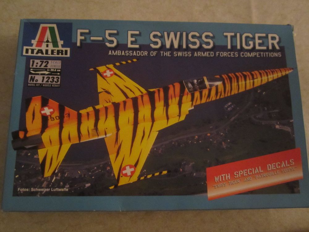 SWISS-TIGER F-5 E!!! ITALERI 1:72 BAUSATZ!!!! | Kaufen auf Ricardo