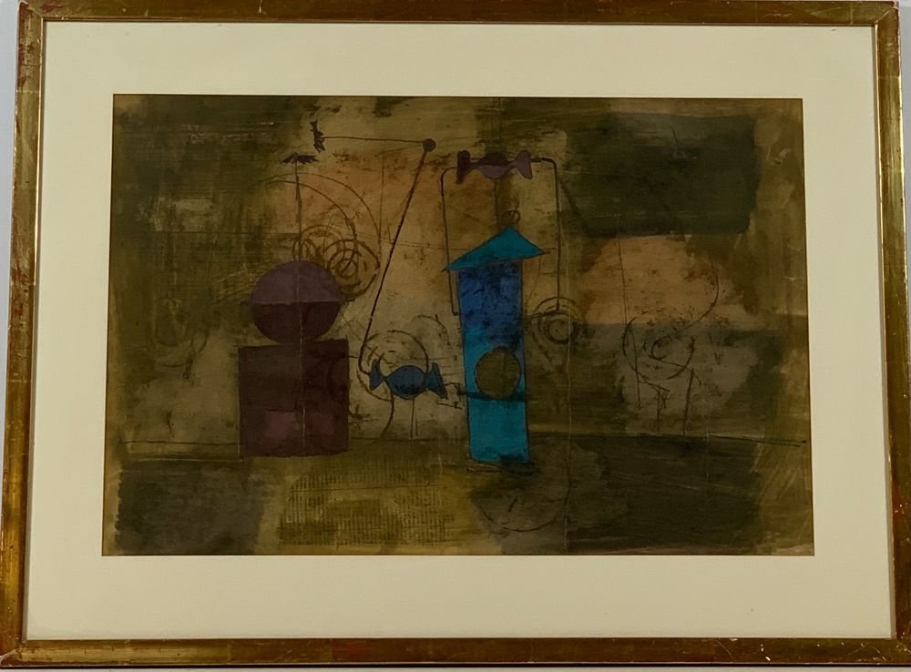 Paolo Rissone (1925) Mischtechnik - Aquarell | Kaufen auf Ricardo