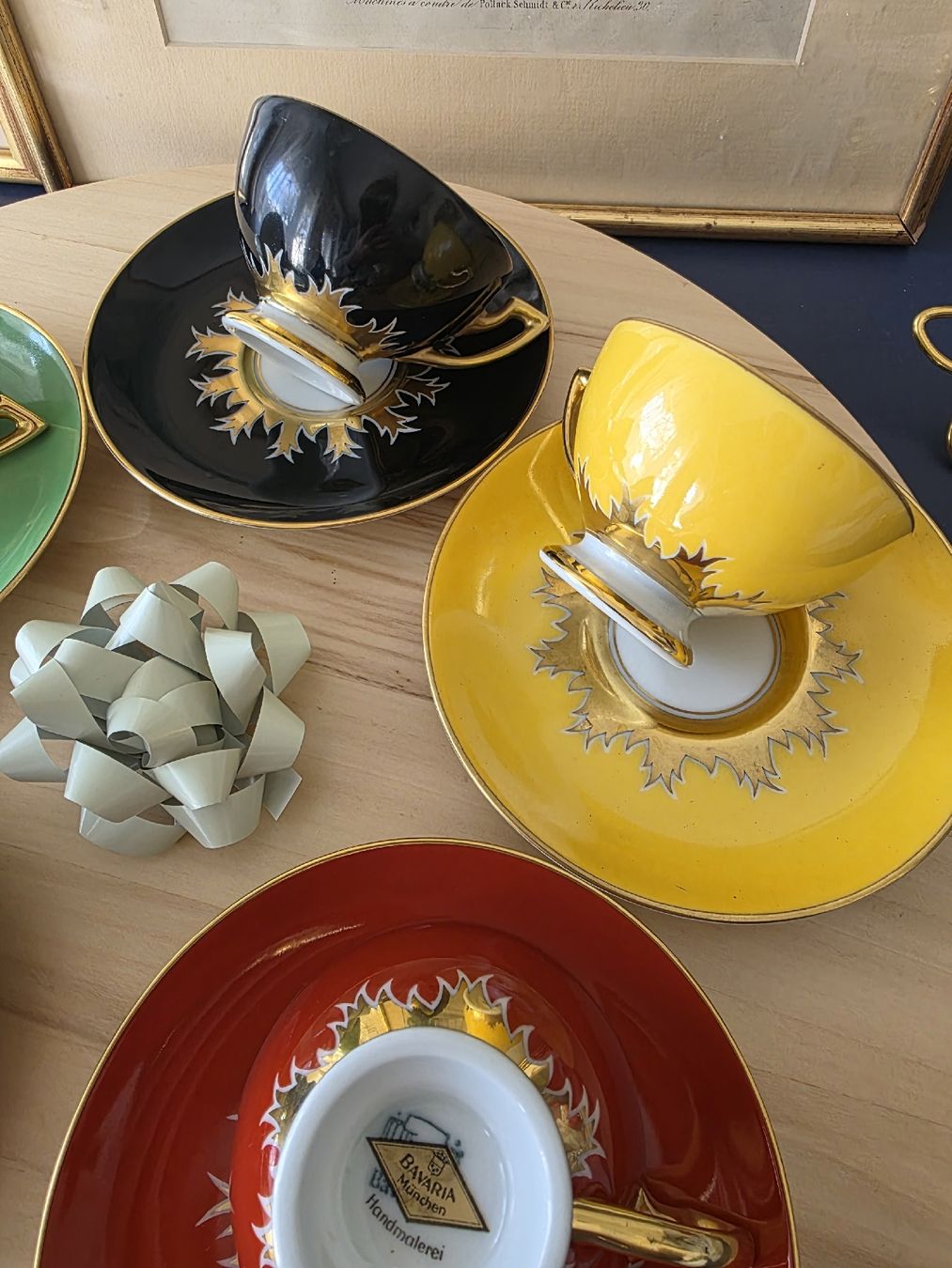 Bunte Bavaria Espressotassen Set, 5 teilig, Vintage Top! (Gebraucht) in ...