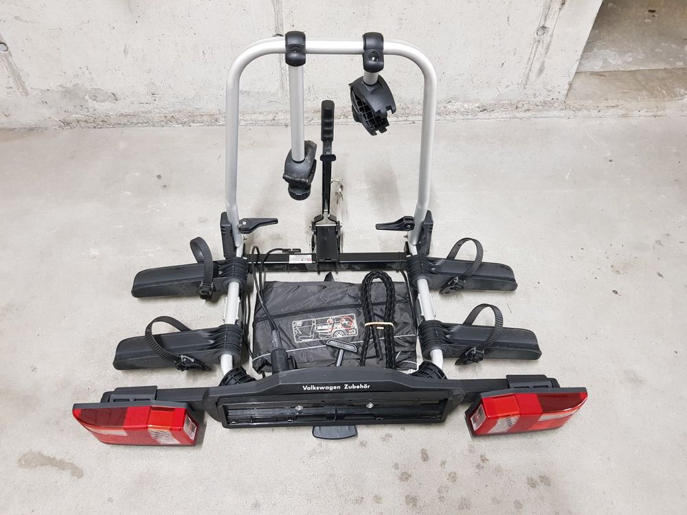 VW Fahrradträger für Anhängervorrichtung und 2 Bikes (Gebraucht) in Oberhofen Thun'see für CHF ...