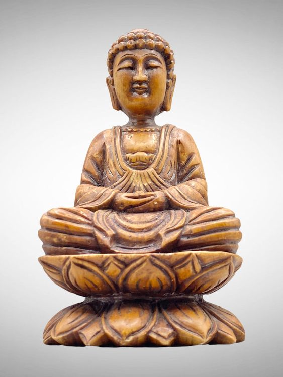 Ancienne statuette Bouddha Shakyamuni sculptée pierre brune (Gebraucht) in Morges für CHF 60 ...