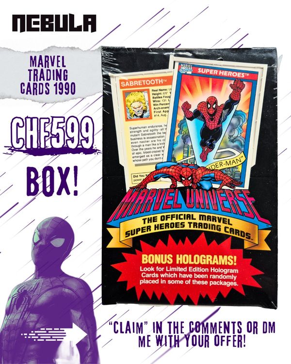 Marvel Universe Trading Cards Box (1990) – OVP & Original 💥 (Neu und ...