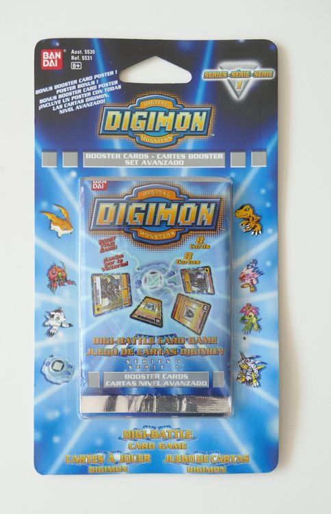 Digimon Digi-Battle Series 1 sealed booster blister EN (Neu und ...