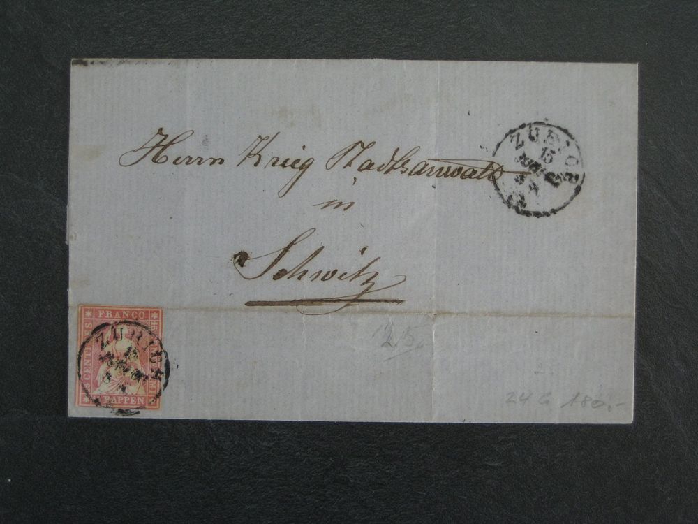 Strubelbriefumschlag von Zürich nach SCHWITZ 1968 | Kaufen auf Ricardo