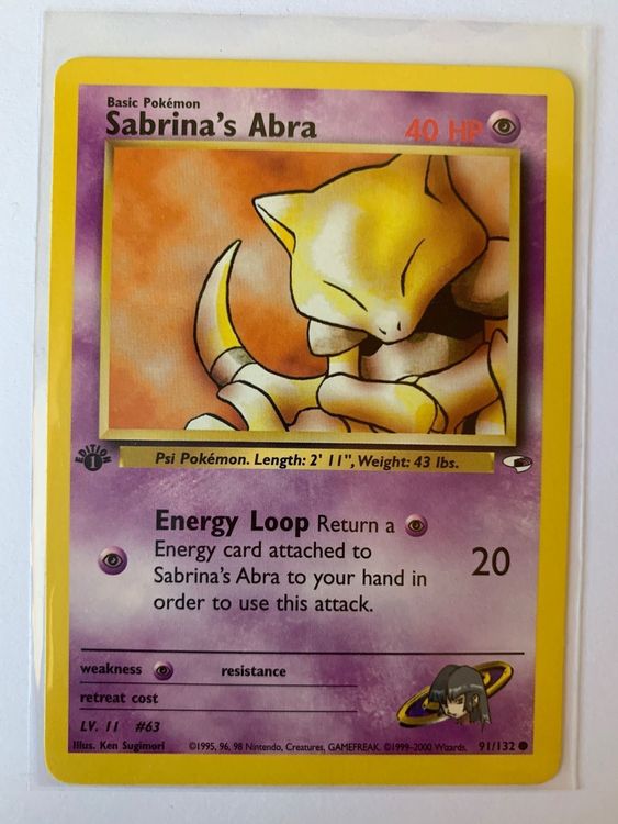 Pokémon Sabrina’s Abra First Edition Gym Heroes | Kaufen auf Ricardo