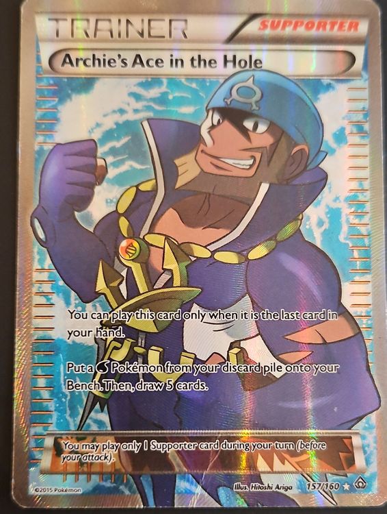 Pokemon - Archie's Ace in the Hole 157/160 Full Art (Gebraucht) in ...