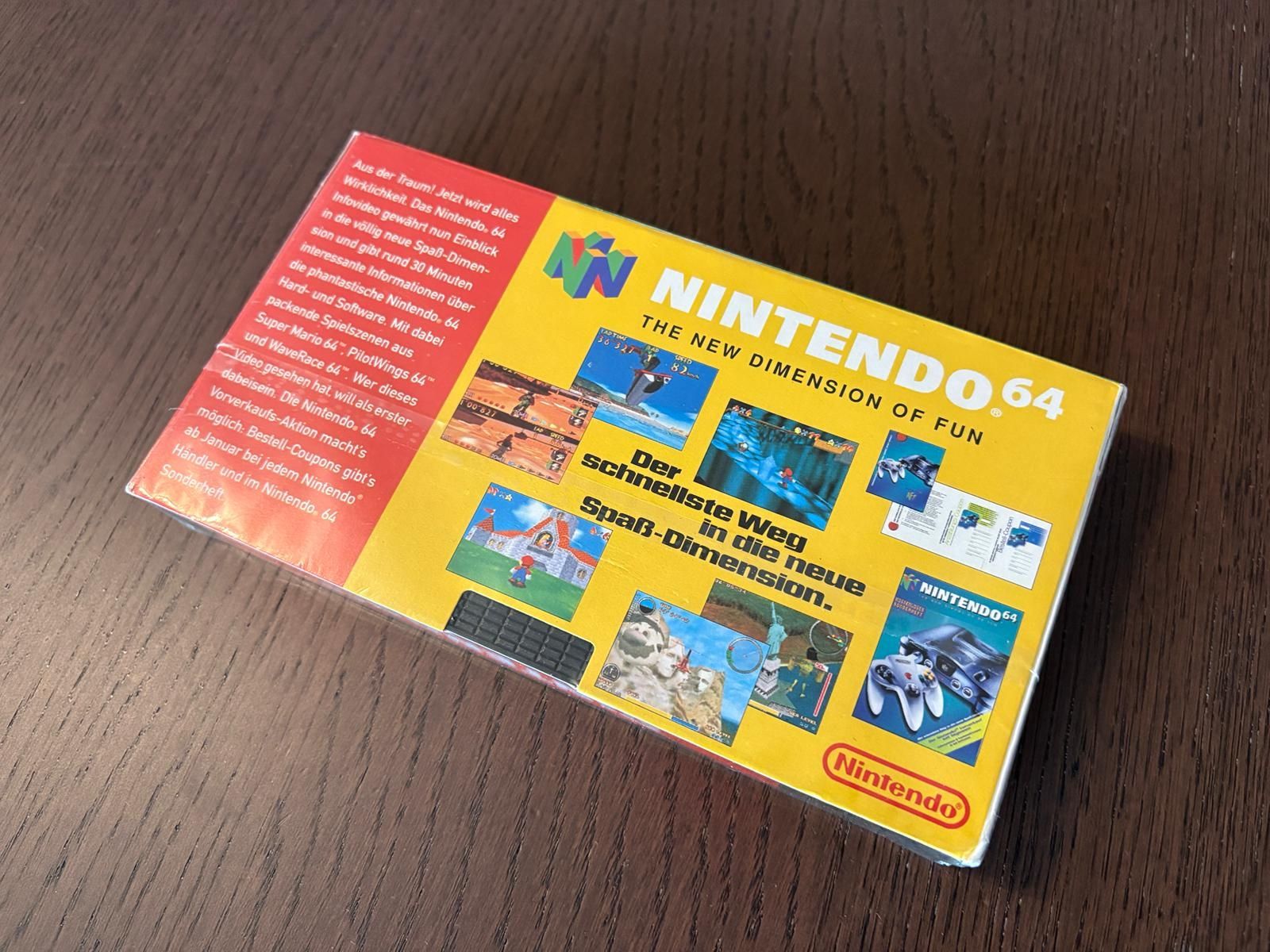 Nintendo 64 VHS videokassette GANZ NEU RARITAET!!! (Neu und ...