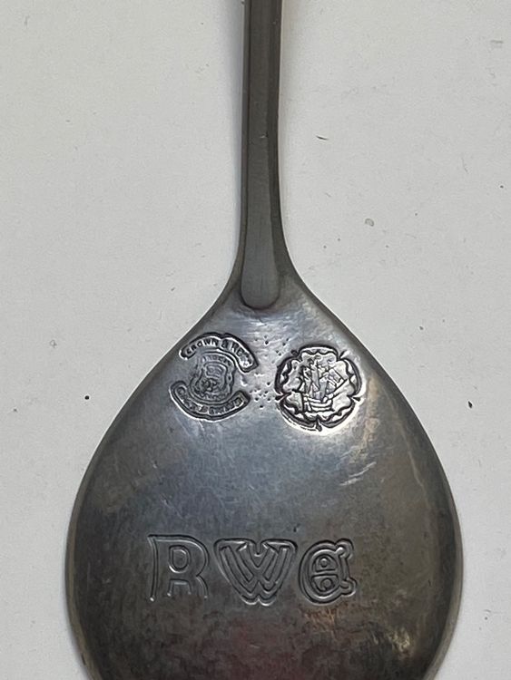 Zinn Löffel Crown & Rose made in London Caster Pewter | Acheter sur Ricardo