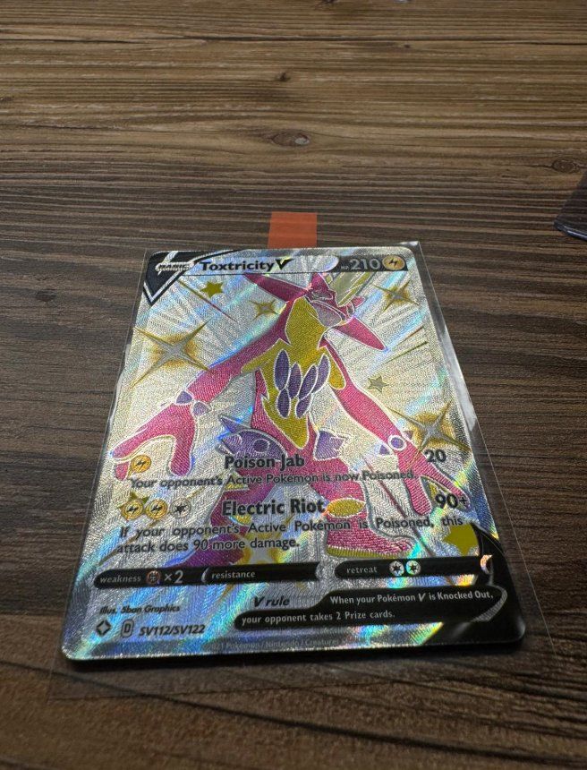 Pokemon Toxtricity V Shiny Shining Fates SV112/SV122 (Gebraucht) in ...