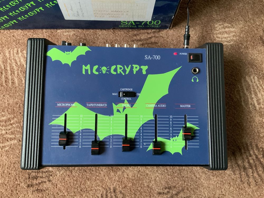Mischpult Mc Crypt Stereo SA700 (Gebraucht) in Wängi für CHF 10 – mit Lieferung auf Ricardo kaufen