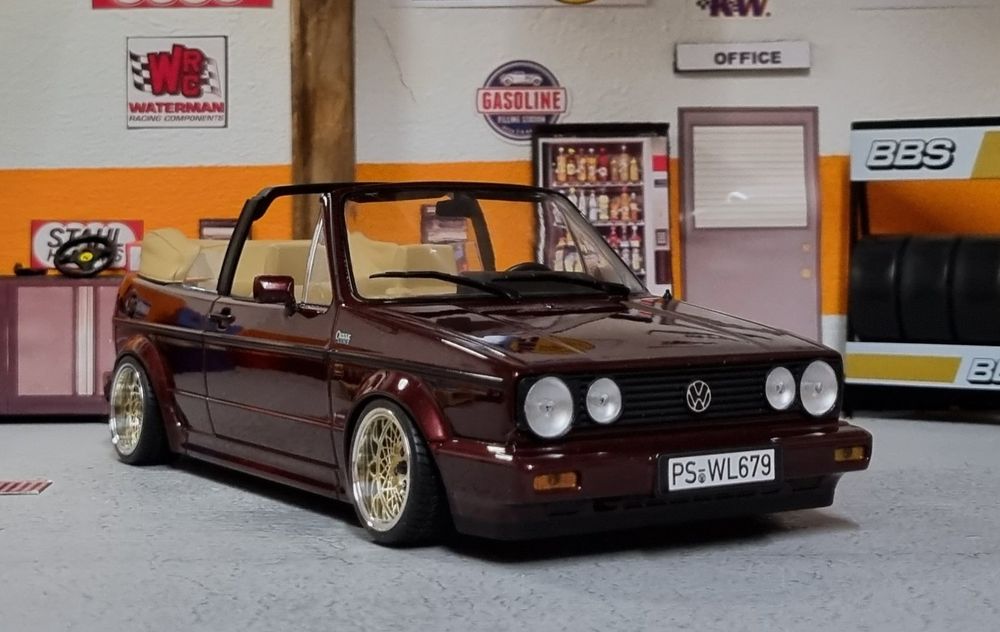 1/18 VW Golf 1 Cabriolet Classic Line MK1 Umbau Tuning | Comprare su ...