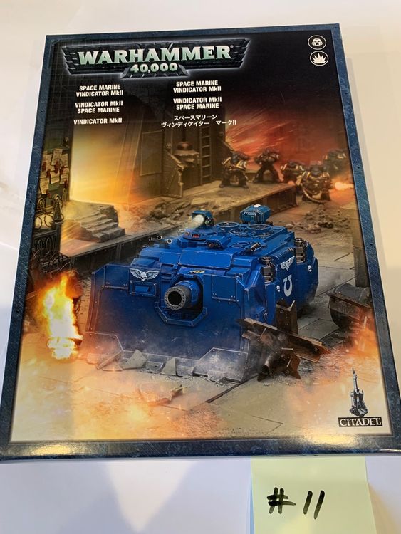 Warhammer 40k Space Marine Vindicator MKII (#11) (Neu (gemäss ...