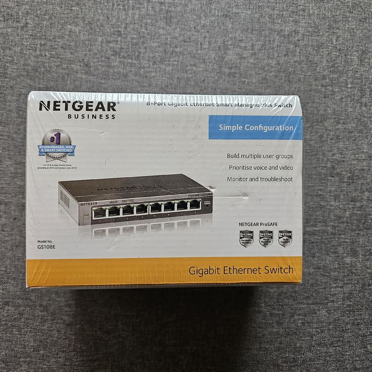Netgear GS108E – 8-Port Gigabit Switch | Kaufen auf Ricardo