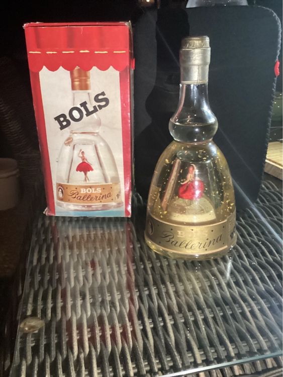 Bols Gold Liqueur Spieluhr Ballerina ungeöffnet Blattgold (Neu und ...
