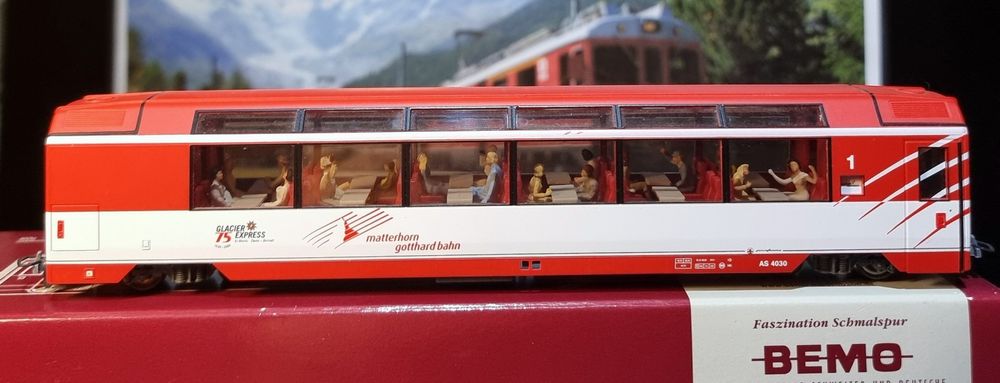 Bemo H0m Panoramawagen, 75 Jahre Glacier Express | Kaufen auf Ricardo