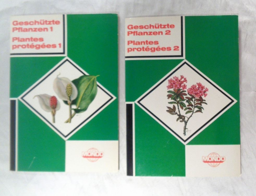 Geschützte Pflanzen 1 + 2 / 2 Grosse Faltbilder ab Fr. 3.- (Gebraucht) in Bellach für CHF 3 ...