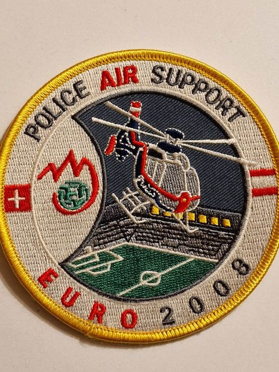 Polizei Abzeichen Badge Police air Support Euro 08 | Kaufen auf Ricardo