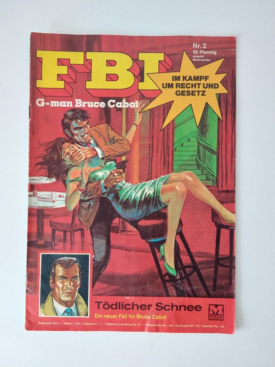 FBI Nr. 2 Tödlicher Schnee , Moewig Verlag Comic (Gebraucht) in ...