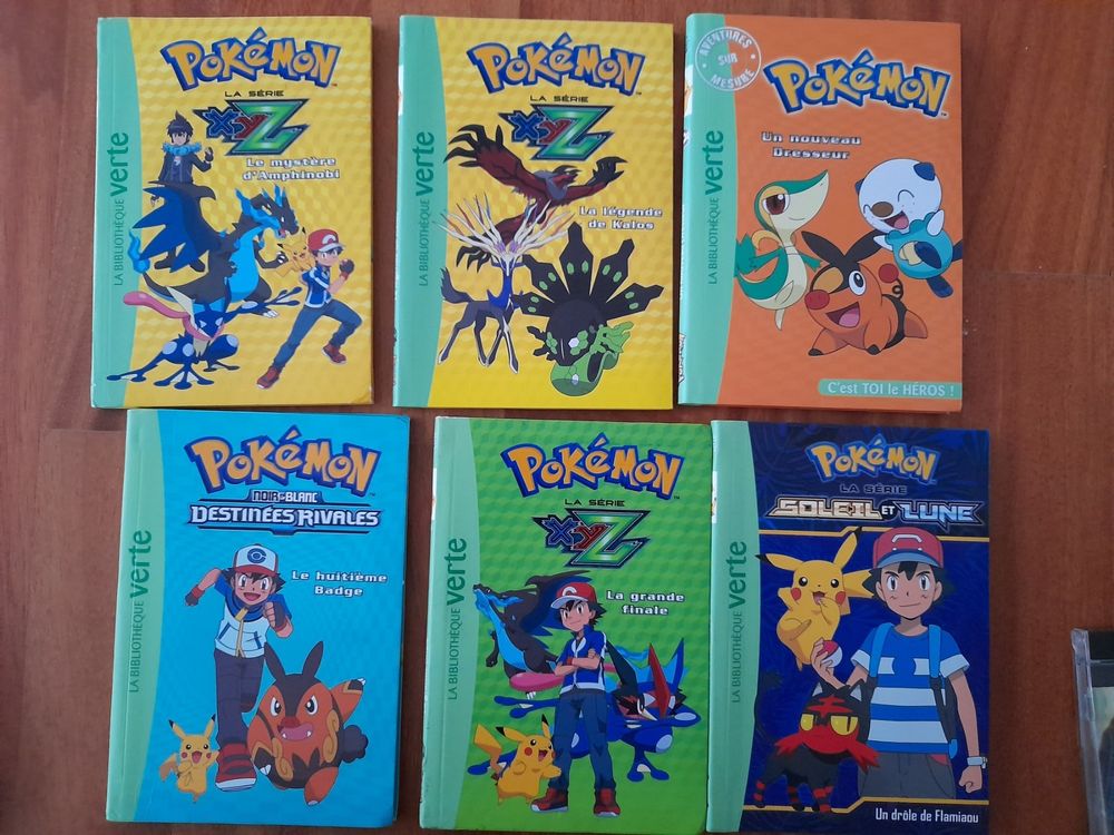 6 livres Pokemon bibliothèque verte (Gebraucht) in Delémont für CHF 2 ...