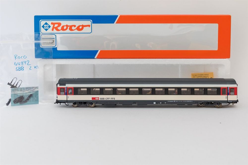 ROCO H0 44972 SBB ICN 2.Kl Personenwagen (Neu (gemäss Beschreibung)) in ...