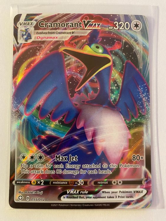 Pokemon Cramorant VMax 055/072 Shining Fates EN | Kaufen auf Ricardo