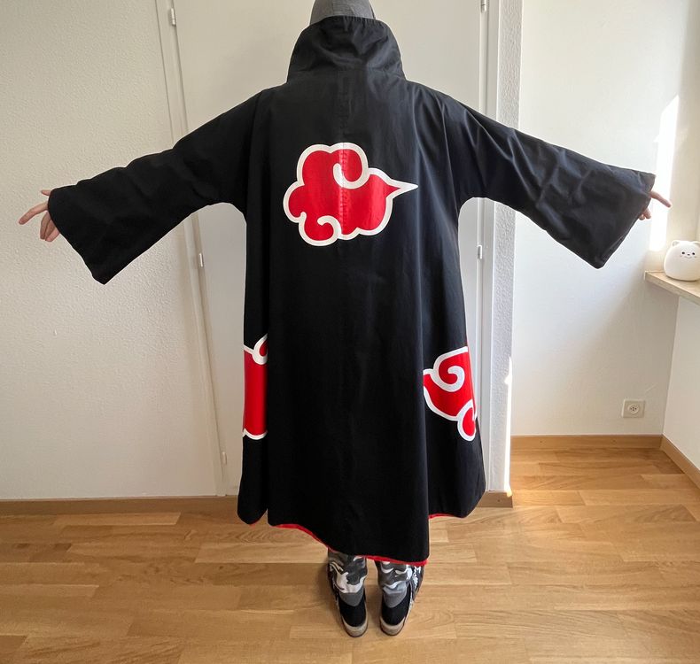 Akatsuki Mantel Cosplay Kostüm, Anime Naruto, Grösse XL (Gebraucht) in ...