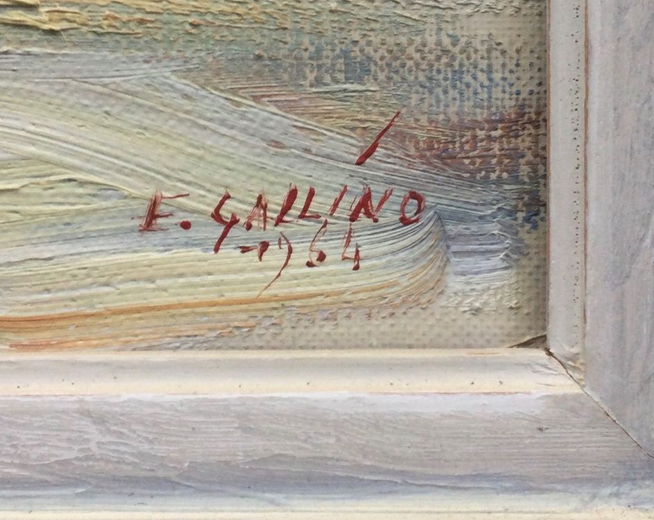 E.GALLINO Stilleben Gemälde | Kaufen auf Ricardo