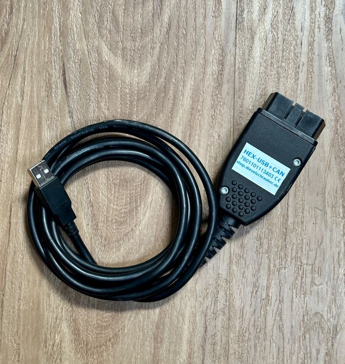 HEX USB-CAN Bus Diagnosekabel für VAG Fahrzeuge (ROSS Tech) (Gebraucht ...