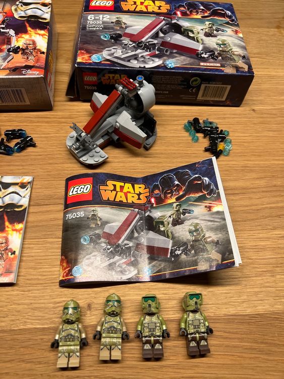 Lego Starwars Sets 75089 & 75035 komplett inkl. 8 Minifigure | Kaufen ...