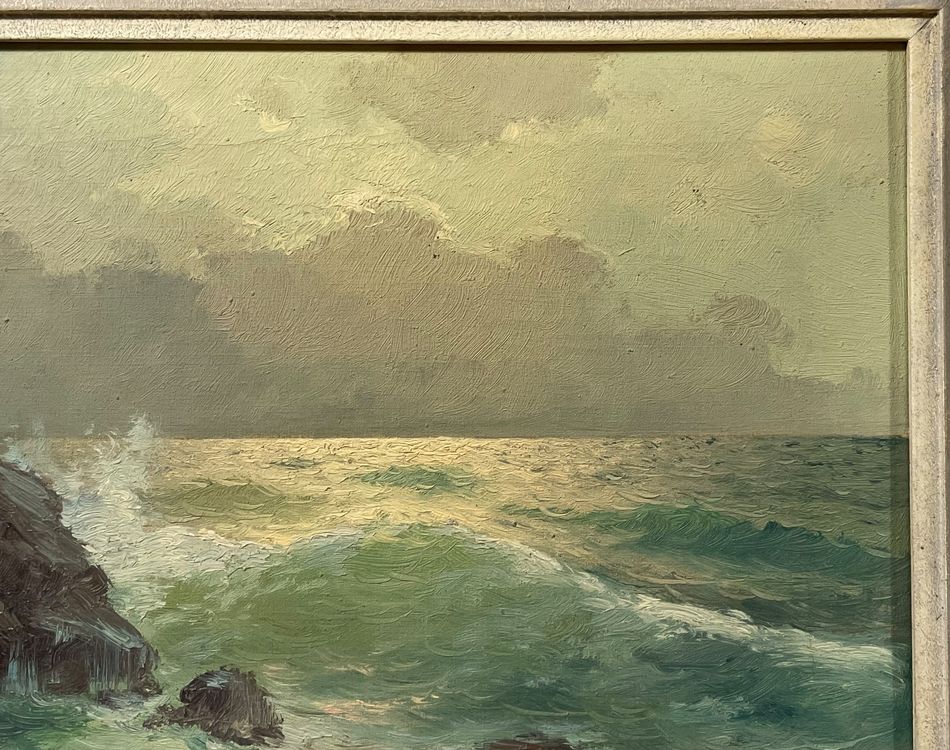 Interessante Küsten Szene Gemälde unleserlich Signiert (Gebraucht) in Root für CHF 35 – mit ...